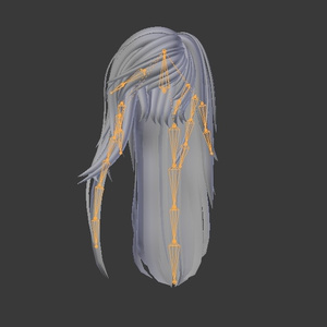 RTV Laura Hair and Tail By RustTV - VRChat, Blender, FBX. - rusttv - BOOTH