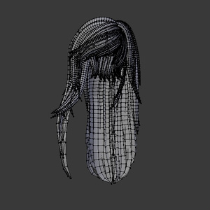 RTV Laura Hair and Tail By RustTV - VRChat, Blender, FBX. - rusttv - BOOTH