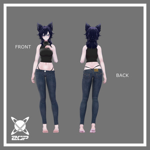 ワイルドウルフヘア - Zero Gravity Project - BOOTH