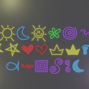 FREE Hello Kitty Neon Signs ^^ (VRChat) - Pochii