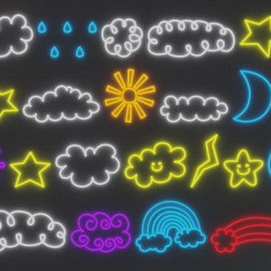 FREE Hello Kitty Neon Signs ^^ (VRChat) - Pochii