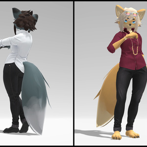 VRChat Chunky Dreadlocks for Skip4D Chibi - Krunk - BOOTH