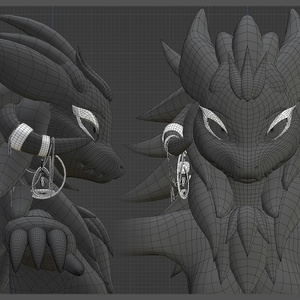 VRChat Chunky Dreadlocks for Skip4D Chibi - Krunk - BOOTH