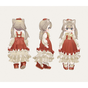 fluffy mimi beret∴VRChat想定 - ametestore - BOOTH