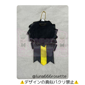 痛ロゼット ピンク×黄緑 57mm 缶バッジ - LUNA ROSETTE - BOOTH