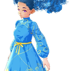 Medium Curly Afro (VRoid Hair Preset Beta and Stable) - Adore Artistry ...