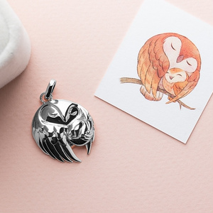 Owls earrings - mira-arts - BOOTH
