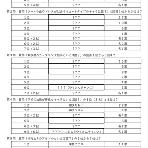 PDF版｜たけカニ！2クイズ大会問題集 - やっさんのクイズ（咲-Saki-とアイカツ） - BOOTH