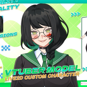 Free Live2D VTuber Model 】 Cute & Kawaii VTuber - Vtuber Graphic - BOOTH