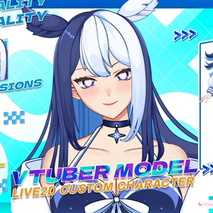 Free Live2D VTuber Model 】 Cute & Kawaii VTuber - Vtuber Graphic - BOOTH