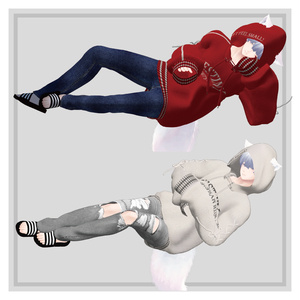 【VRChat】 Minase 水瀬 / Premium skin Textures (血筋, bloodline, 핏줄, Abs etc ...