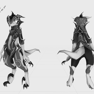 Yersinia's Chibi Lich - VR Chat/3D Model Avatar Base - dunhuapestis - BOOTH