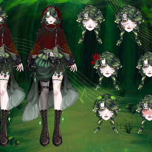 [SALE 10% OFF] Rigged live2d Vtuber model for shark Vtuber bundle - The ...