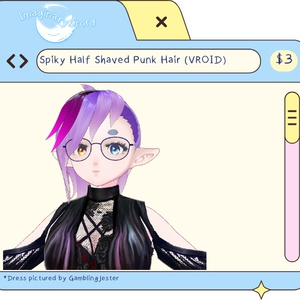 Vroid Mushroom Ahoge - imaginarystory - BOOTH