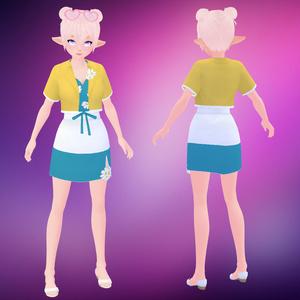 Cropped Open Hoodie - Mini - BOOTH