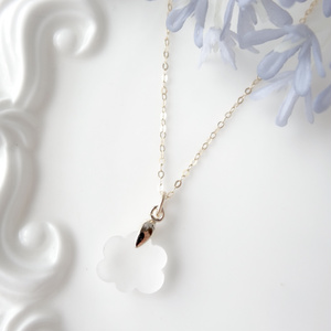 ドロップシトリン＆silver925/K18ネックレス - Rose Rain - BOOTH