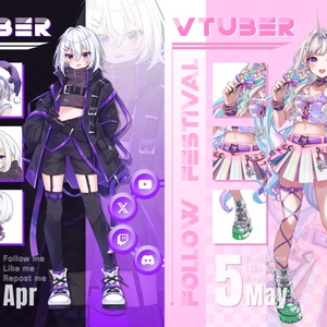 おはようVtuber おはV Vtuber向け素材 】桜満開 カラバリ4色 - tenmuyori - BOOTH