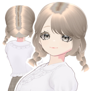 【VRoid】正式版・β版 Hair Preset - Official / Stable and Beta Version - Twin ...