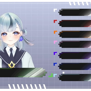 【動く】カラーフチ枠【6種】 - primus-2d - BOOTH