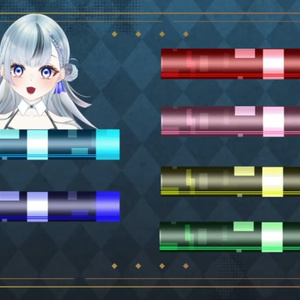 【動く】カラーフチ枠【6種】 - primus-2d - BOOTH