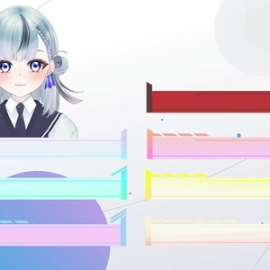 【動く】 ネームプレート5種 - primus-2d - BOOTH