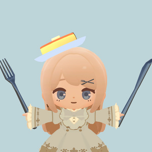 【ちまこぞく&Rusk & Eve対応】Casual Rabbit Beret / ゆれる！うさ耳ベレー帽子 - TATSUYA@VRChat ...