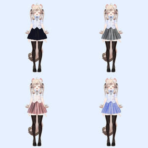 SKIN MATERIAL NATURAL COLOR for VRC AVATARS ~ 汎用肌マテリアル設定2種、normal map ...