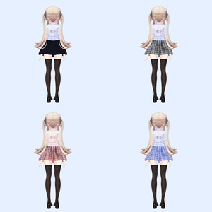 SKIN MATERIAL NATURAL COLOR for VRC AVATARS ~ 汎用肌マテリアル設定2種、normal map ...