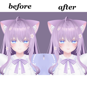 [VRC] Hush_white Poiyomi shader material setting preset - Hush_white ...