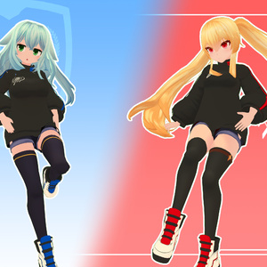 VRchatオリジナル3Dモデル"ミナ" - morpice - BOOTH