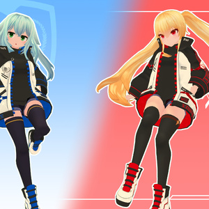 VRchatオリジナル3Dモデル"ミナ" - morpice - BOOTH