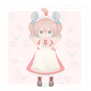 【VRChat向けモデル】おでこちゃん『～Octavia・Decontracte～』 - かたりべの露店 - BOOTH