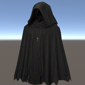 影裂の静衣 - Shadow Rift Cloak【VRChat想定3Dモデル／退廃×黒フード×lilToon】 - Otosan ...