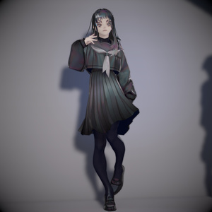 蜘蛛面 Spider face mask - sarokichi - BOOTH