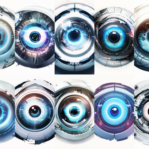 Holographic Eye Pack - Add Some Graphic Flair to Your Design! - textureforge - BOOTH