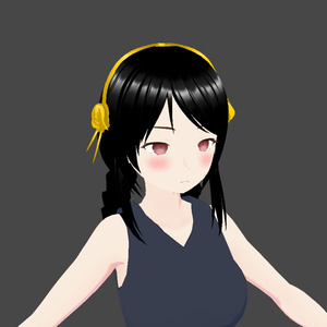 [VRoid 1.0] Simple Hair Pin (無料FREE!!!) - Fish's Shop - BOOTH