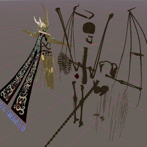 【もにもに・コニカ】向け 巫女風衣装3Dモデル - WonderPeter - BOOTH