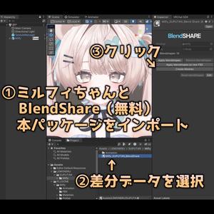 『Avatar Blink Fix』表情改変後の目のBlendShapeを修正するツール - れもねるうるねる - BOOTH