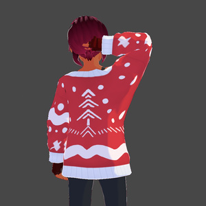 VRoid Blue Cropped Jacket - Rok0Val - BOOTH