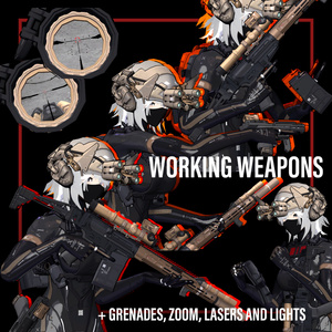 |3Dモデル|3D Model| INHYEONG TYPE 03 - GRAYMORE+ - BOOTH