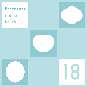 Procreate パターンブラシ - bell - BOOTH