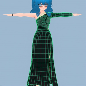 Height Chart For VRChat/VRM/Unity Avatar Scaling (Public Domain) - Kana ...