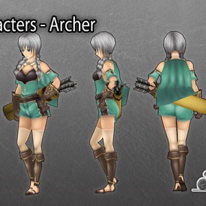 【ローポリ3DCG】モブキャラクターズ：スナイパー（男） - アートウルデザイン - BOOTH