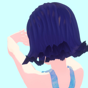 [Vroid Hairstyle Preset, Free] Lovely Hair - lousiestraccoon - BOOTH