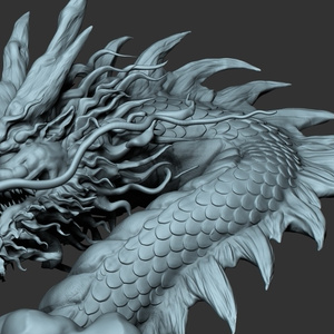 鬼瓦（zbrush用 3Dモデル） - モチキラスタジオ - BOOTH