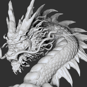 鬼瓦（zbrush用 3Dモデル） - モチキラスタジオ - BOOTH