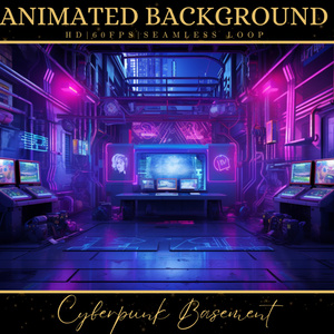 Vtuber Animated Background, Cozy Lofi Bedroom Scene, Blue Twitch ...