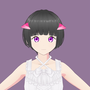 FREE - Simple Fox Tail for VRoid Stable - lampdevil - BOOTH