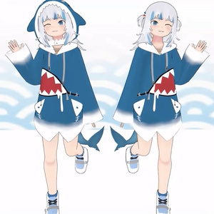 Ilulu (イルル, Iruru) VRChat Full Body Tracking 3D Model - shadsterwolf ...