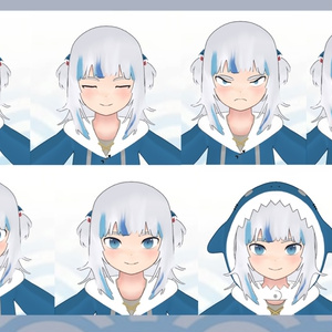 Ilulu (イルル, Iruru) VRChat Full Body Tracking 3D Model - shadsterwolf ...